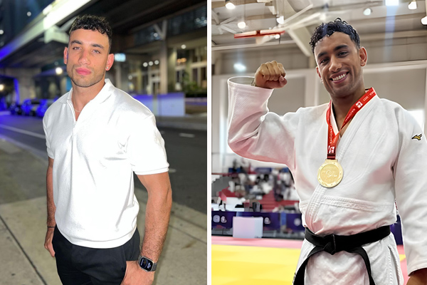 Said Palao recibe medalla de oro en Campeonato Nacional de Judo